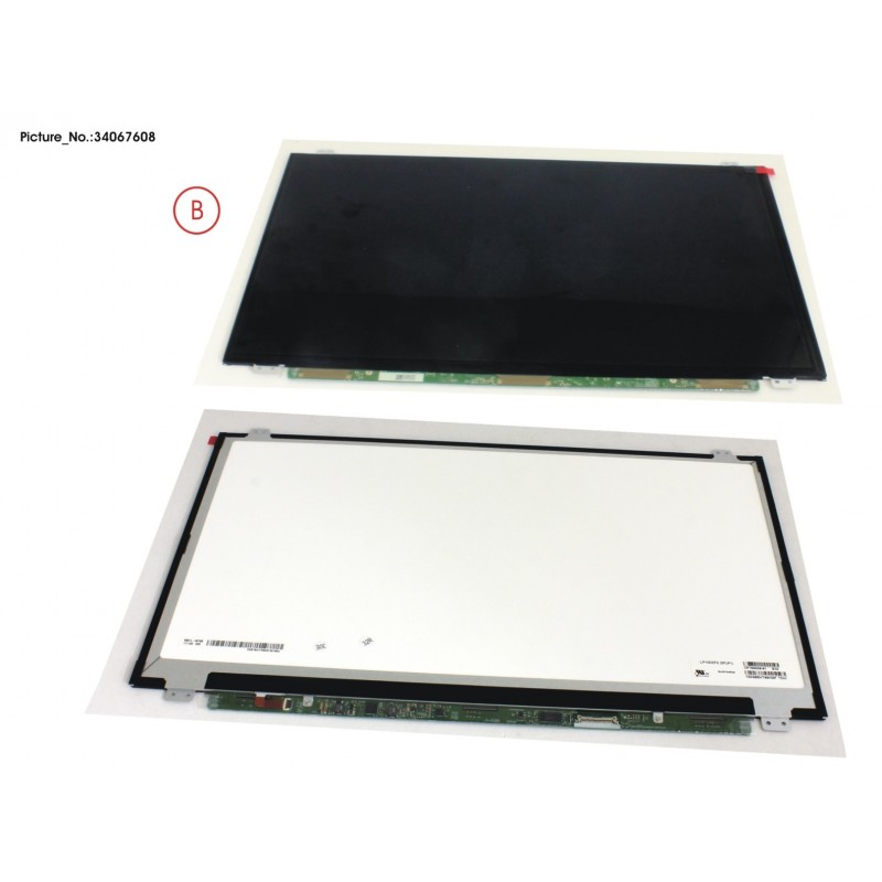 34067608 LCD PANEL AG W RUBBER EDP FHD 